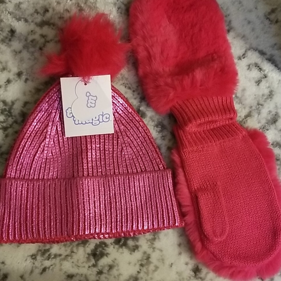 More Than Magic | Accessories | Girls Pink Hat And Mittens | Poshmark